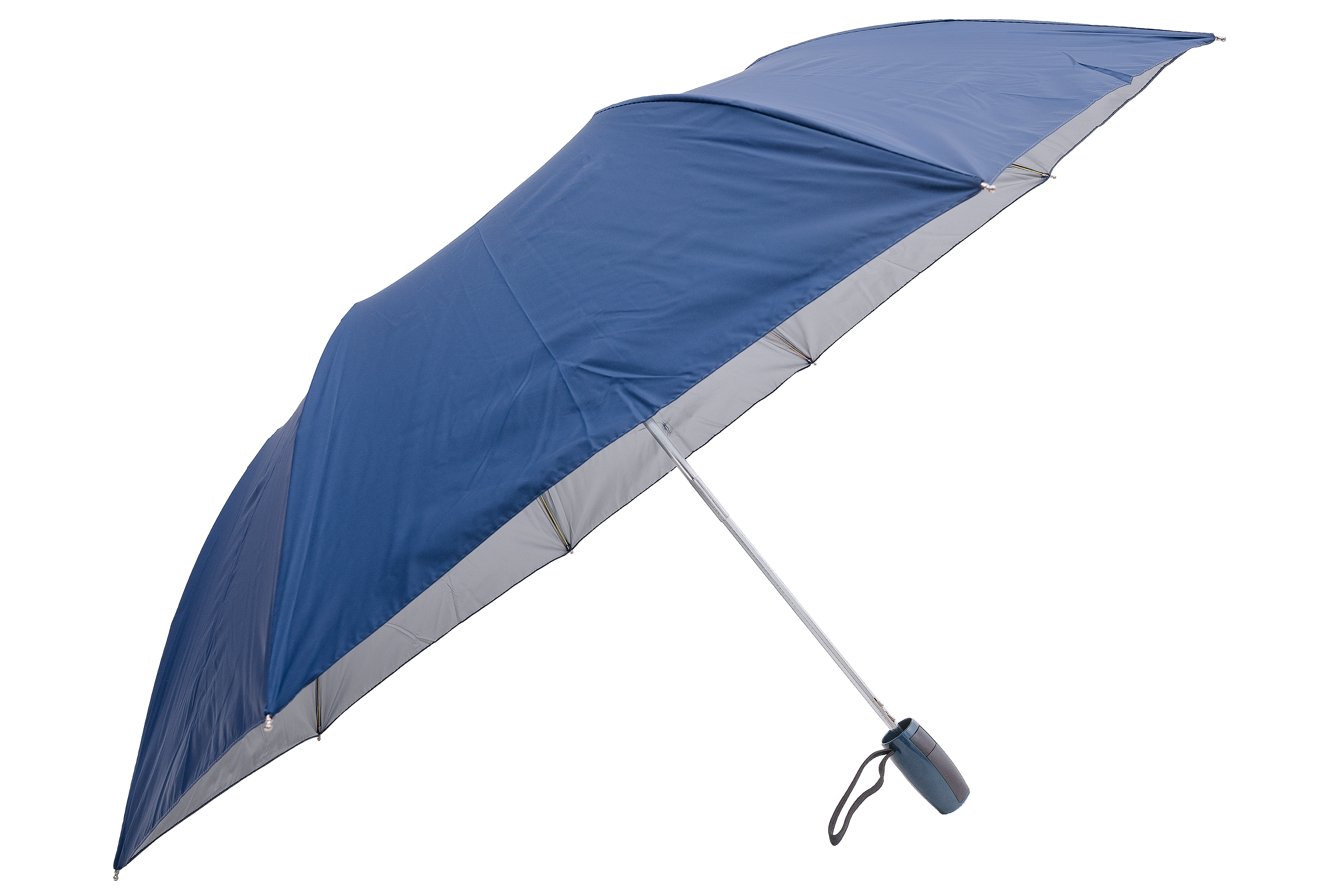Ambassador Navy Blue - UV Protective 2 Fold Umbrella